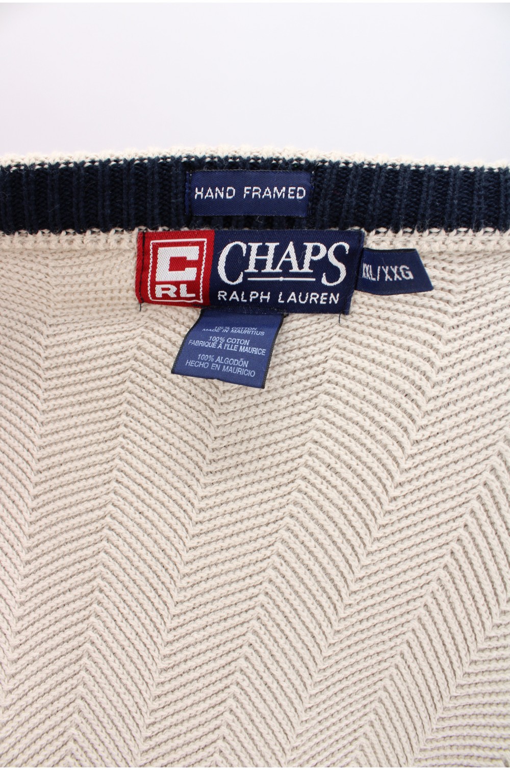 Pull sweat Chaps Ralph Lauren / Vêtement d'occasion vintage friperie