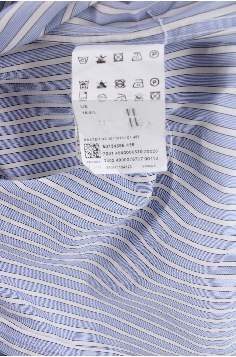 Chemise Hugo Boss bleu ciel / Vêtement d'occasion vintage friperie