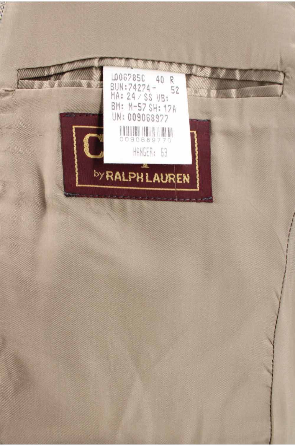 Veste Chaps Ralph Lauren beige / Vêtement d'occasion vintage friperie