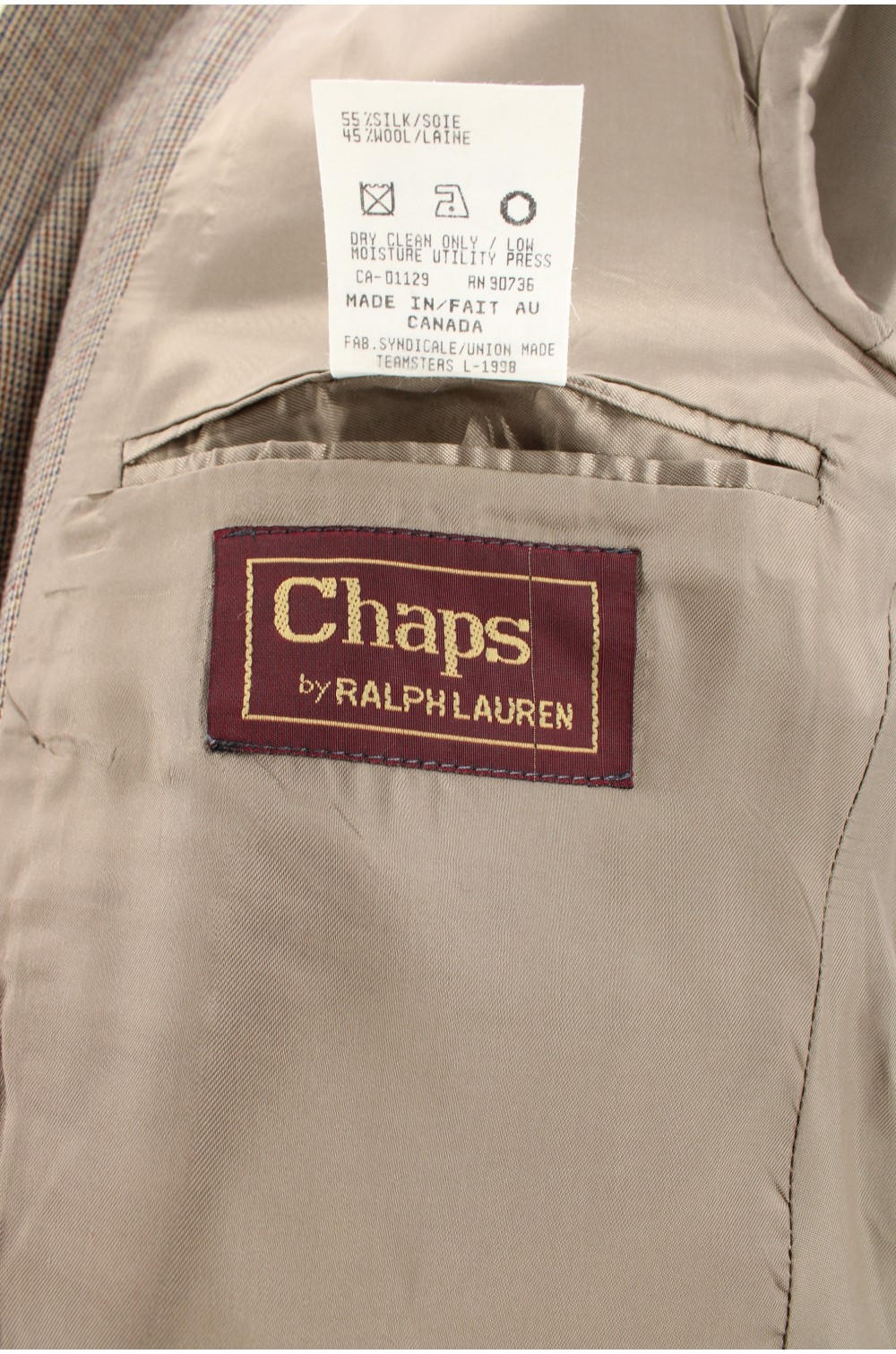 Veste Chaps Ralph Lauren beige / Vêtement d'occasion vintage friperie